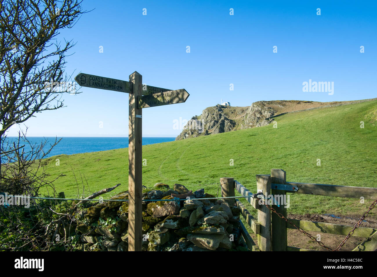 Prawle Point, East Prawle, Devon, the most southerly point in Devon ...