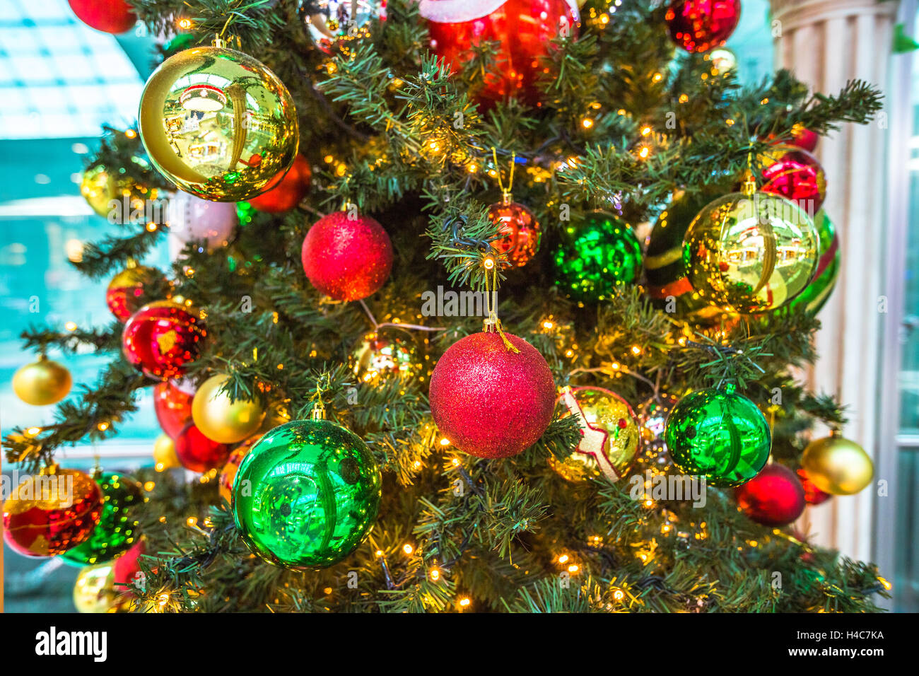 Close up christmas tree light hi-res stock photography and images - Alamy