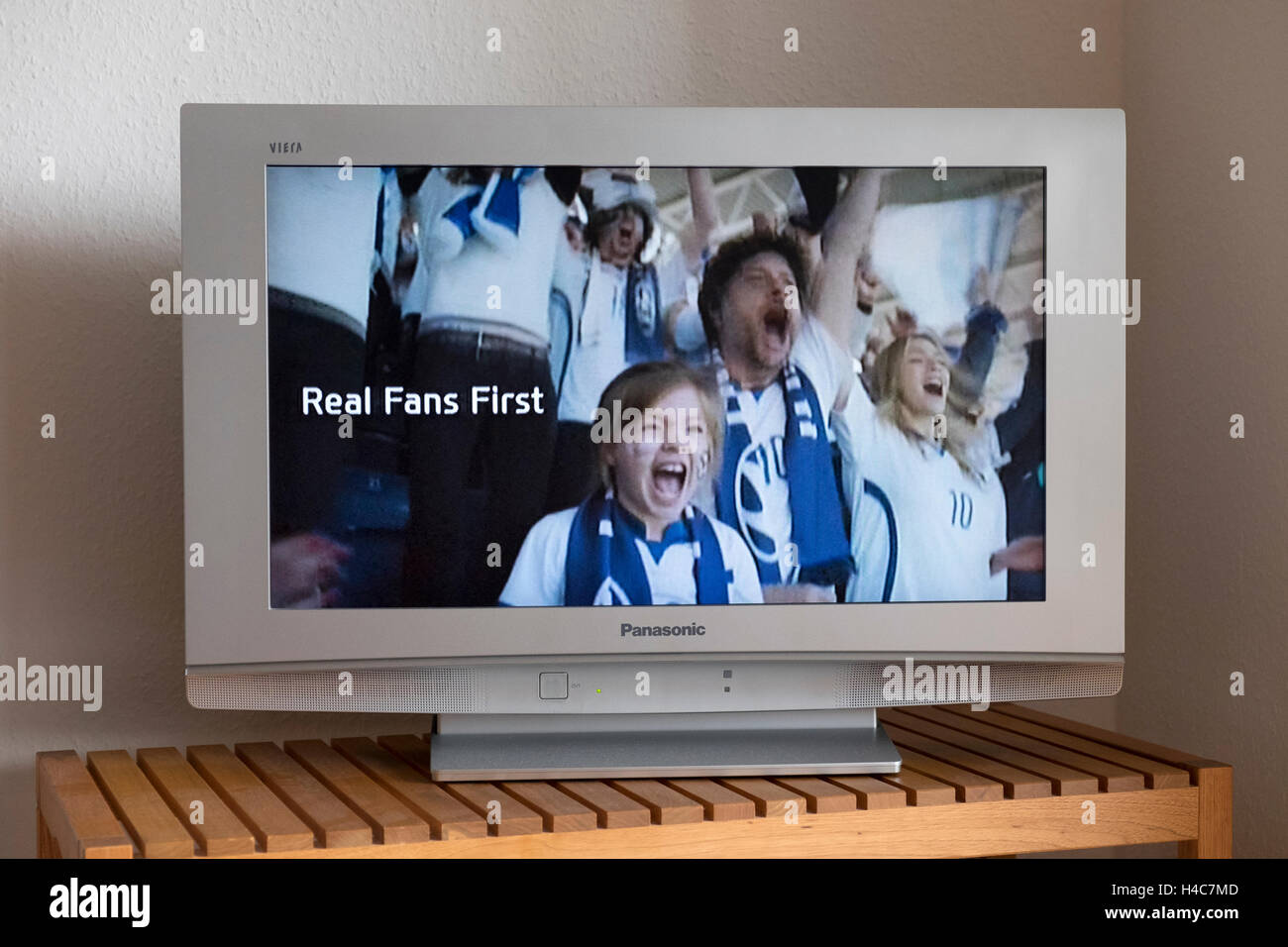 Real Fans First TV advert Germany Stock Photo - Alamy