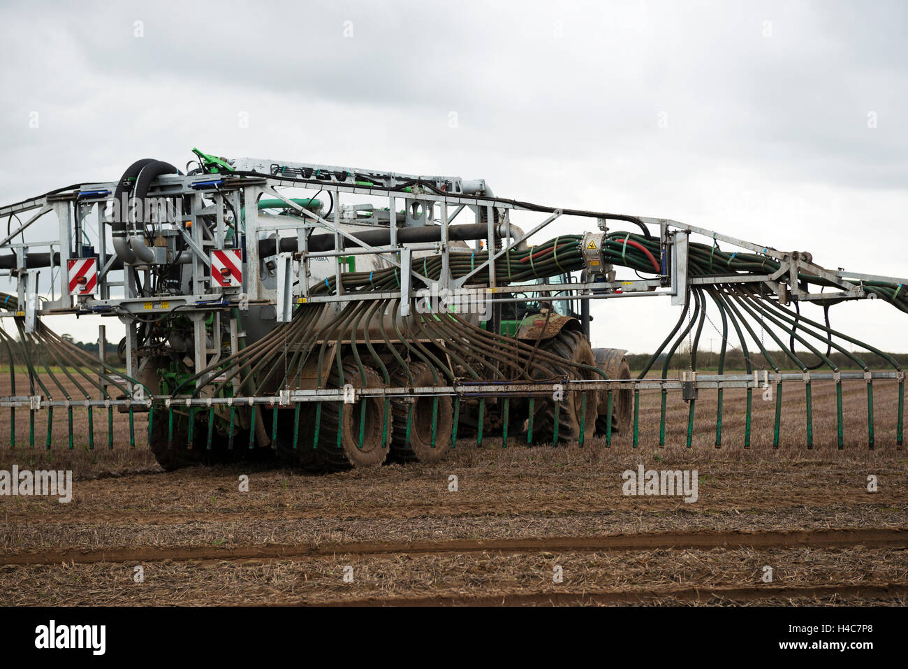 Vogelsang liquid manure sprayer, Hollesley, Suffolk, UK Stock Photo - Alamy