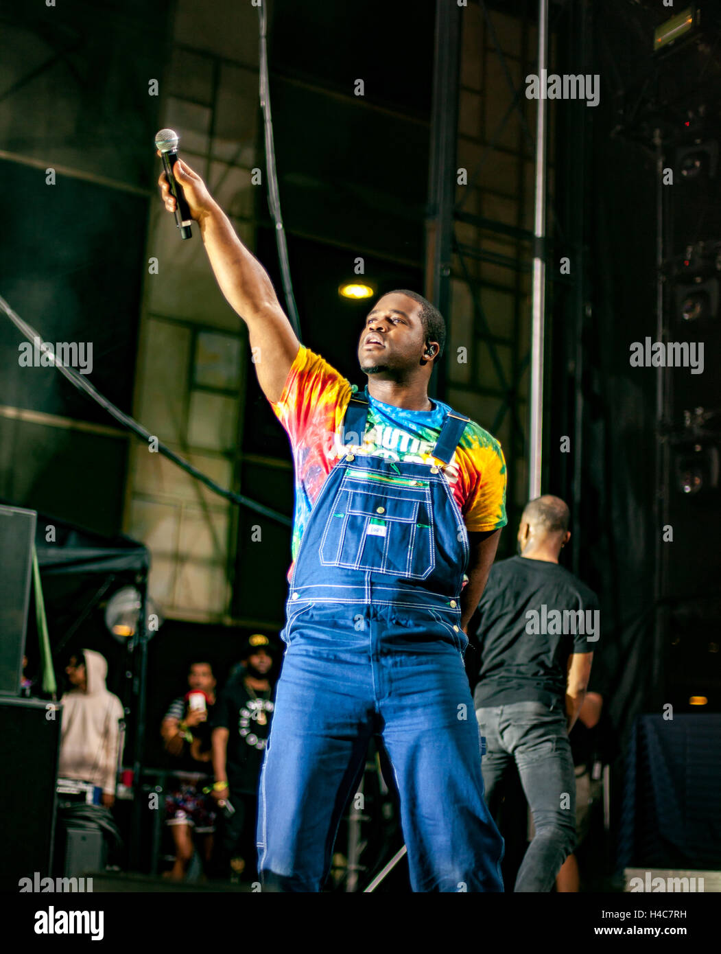 Rapper Darold Ferguson, Jr. aka A$AP Ferg performs at the Neon Desert ...