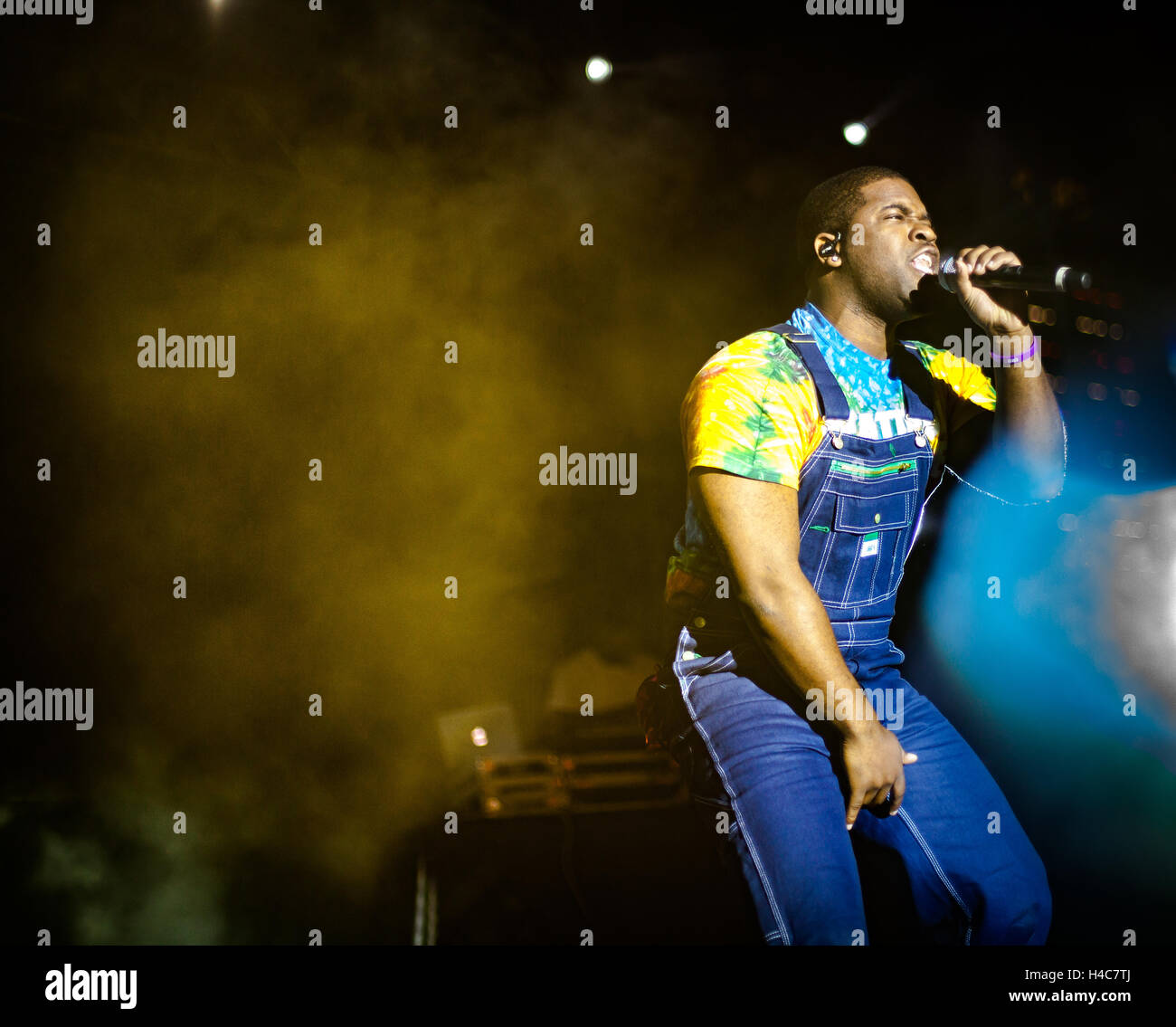 Rapper Darold Ferguson, Jr. aka A$AP Ferg performs at the Neon Desert ...