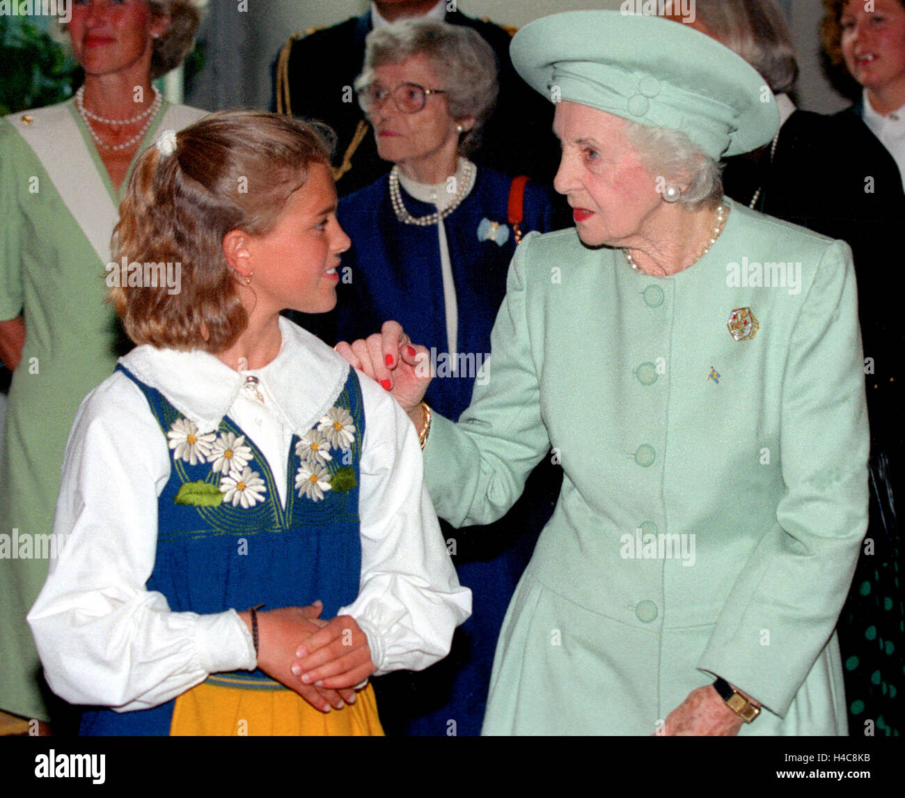PRINCESS MADELEINE with Princess Lilian Stock Photo - Alamy