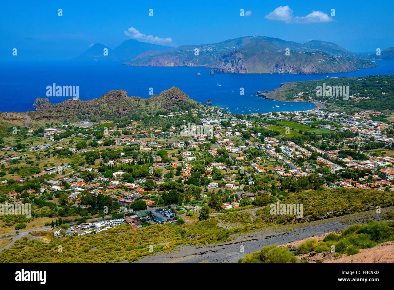 Italy Sicily Aeolian Islands Vulcano Island Volcano Island In the ...