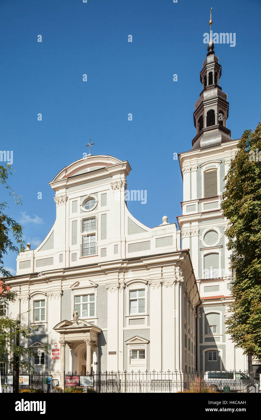 St Clare church in Wroclaw old town, Lower Silesia, Poland Stock Photo ...