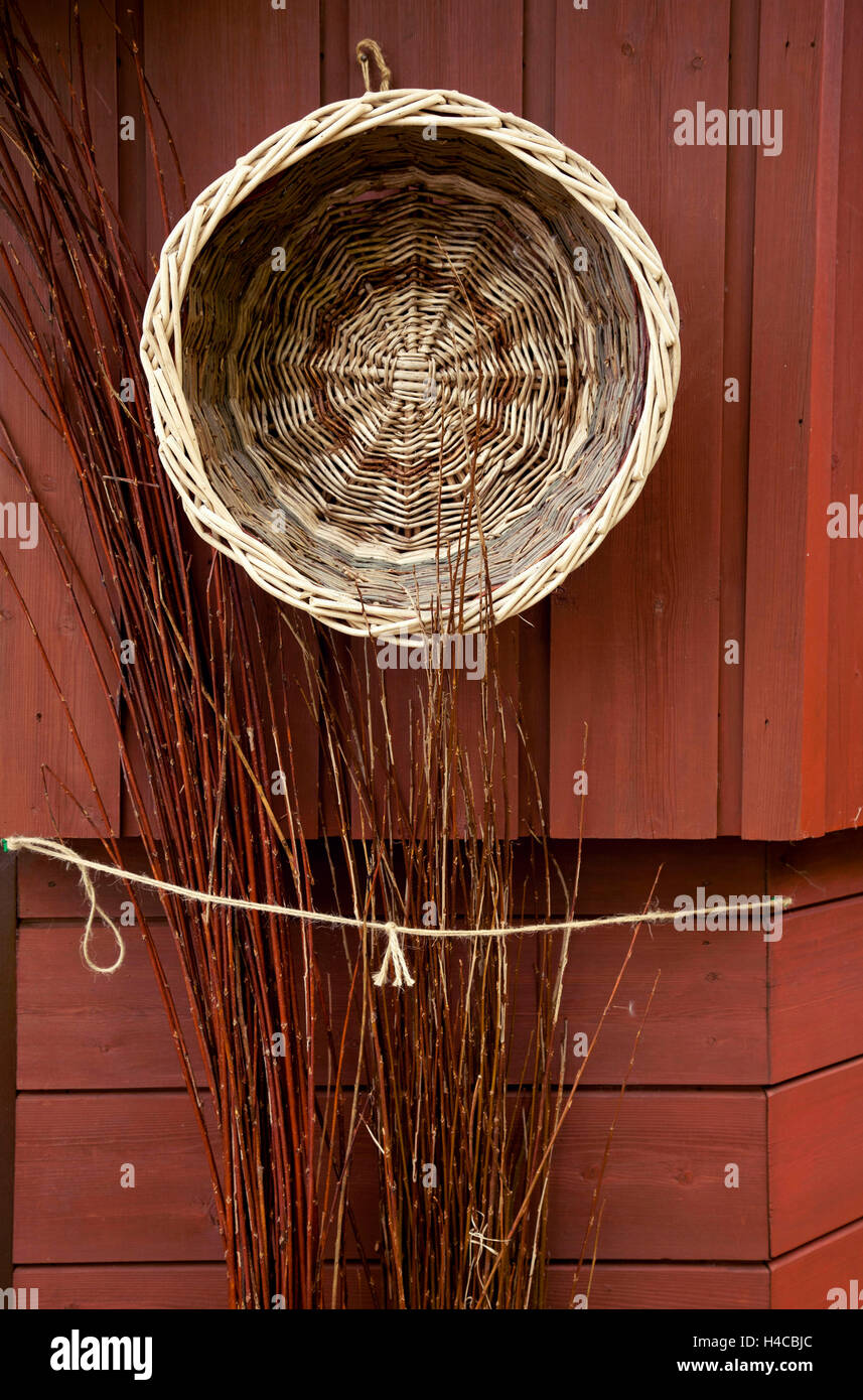 Scales, spring, basket, grass Stock Photo - Alamy