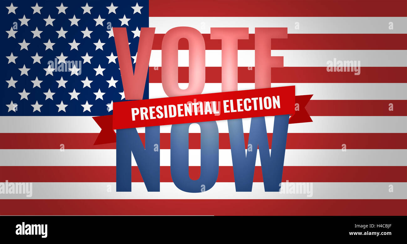 vote now presidential election symbol america USA Stock Photo - Alamy
