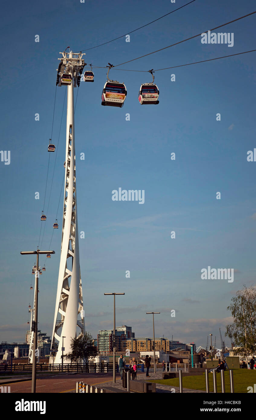 Cable car, gondola, mast, heaven Stock Photo - Alamy
