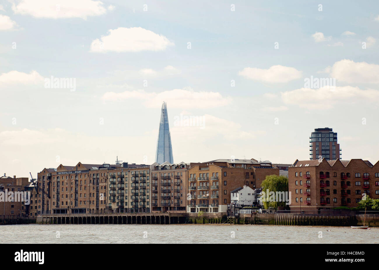 Architecture, town, skyscraper, river Stock Photo - Alamy