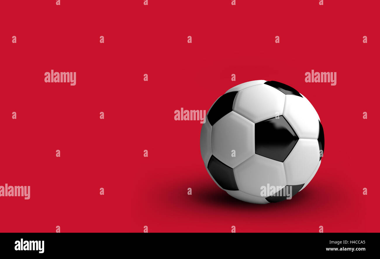 3d render football soccer game Stock Photo - Alamy