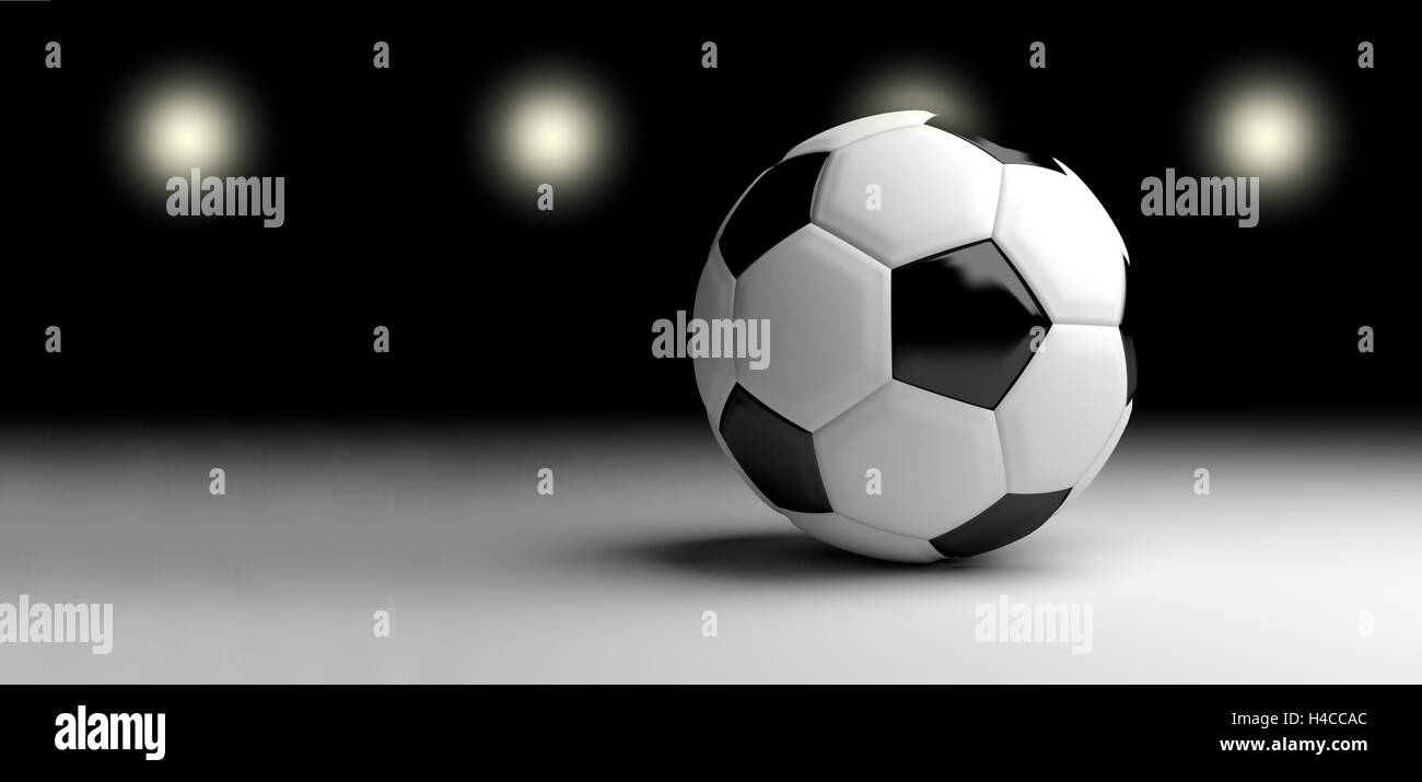 football soccer ball 3d render design image Stock Photo - Alamy