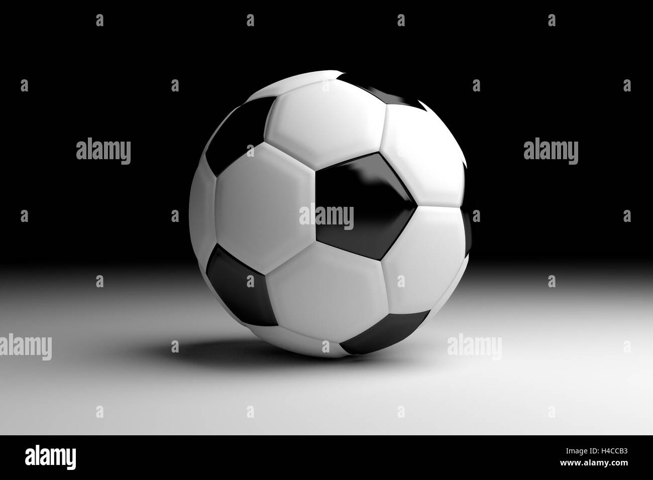 football soccer ball 3d render Stock Photo - Alamy