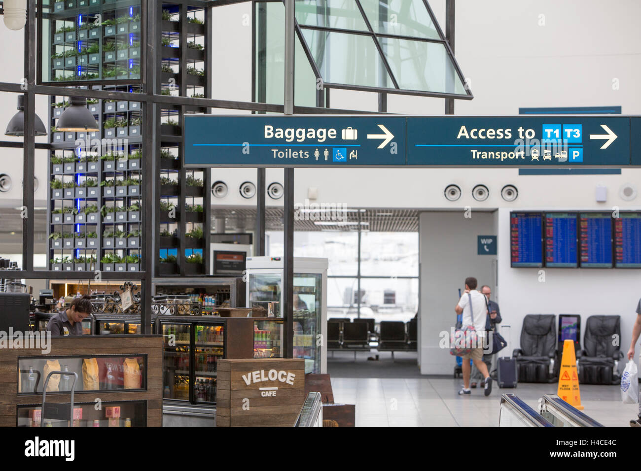 Sydney, Kingsford Smith airport, internal shot of the domestic airport ...