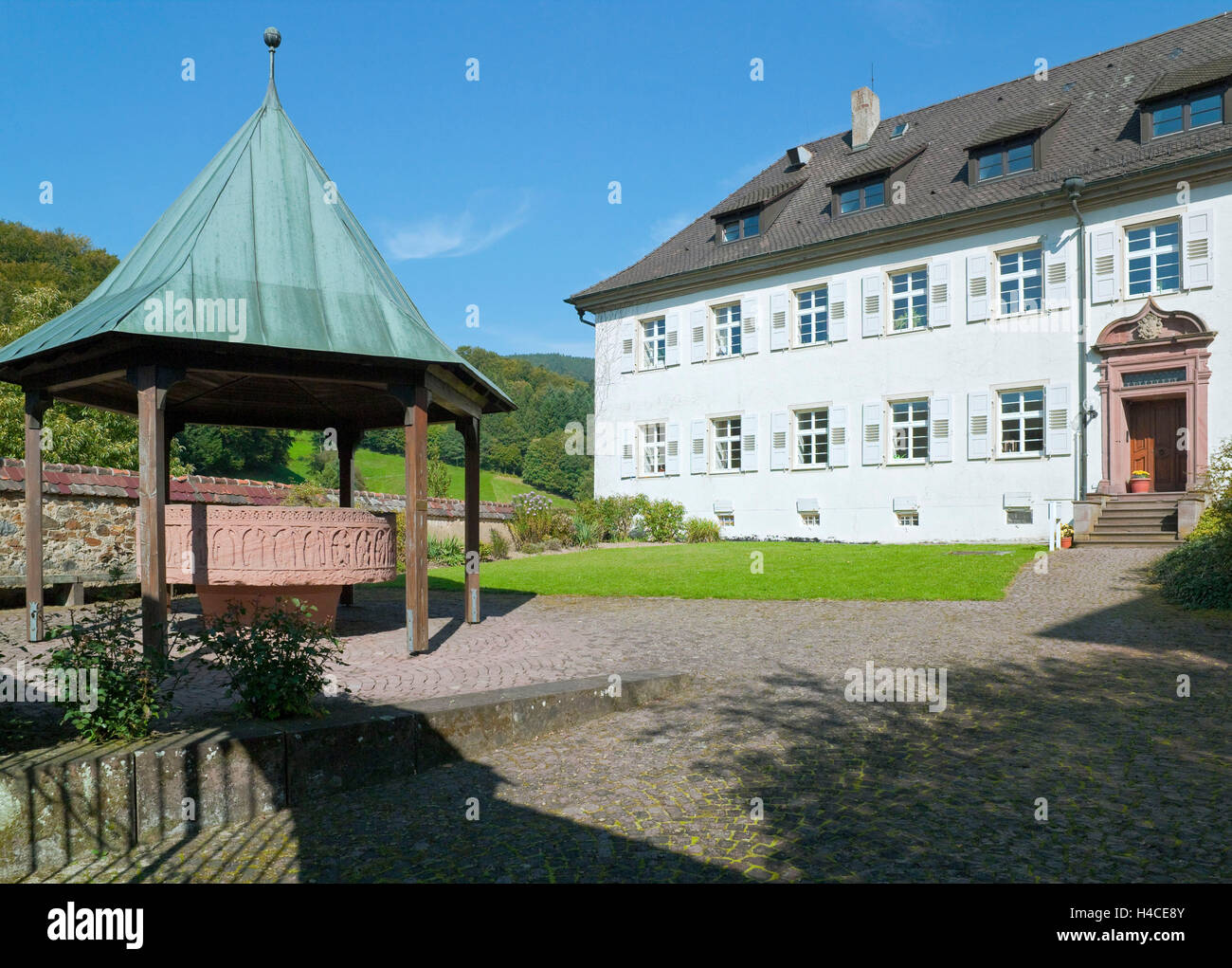 Germany, Baden-Wurttemberg, Bollschweil, St. Ulrich, educational house ...
