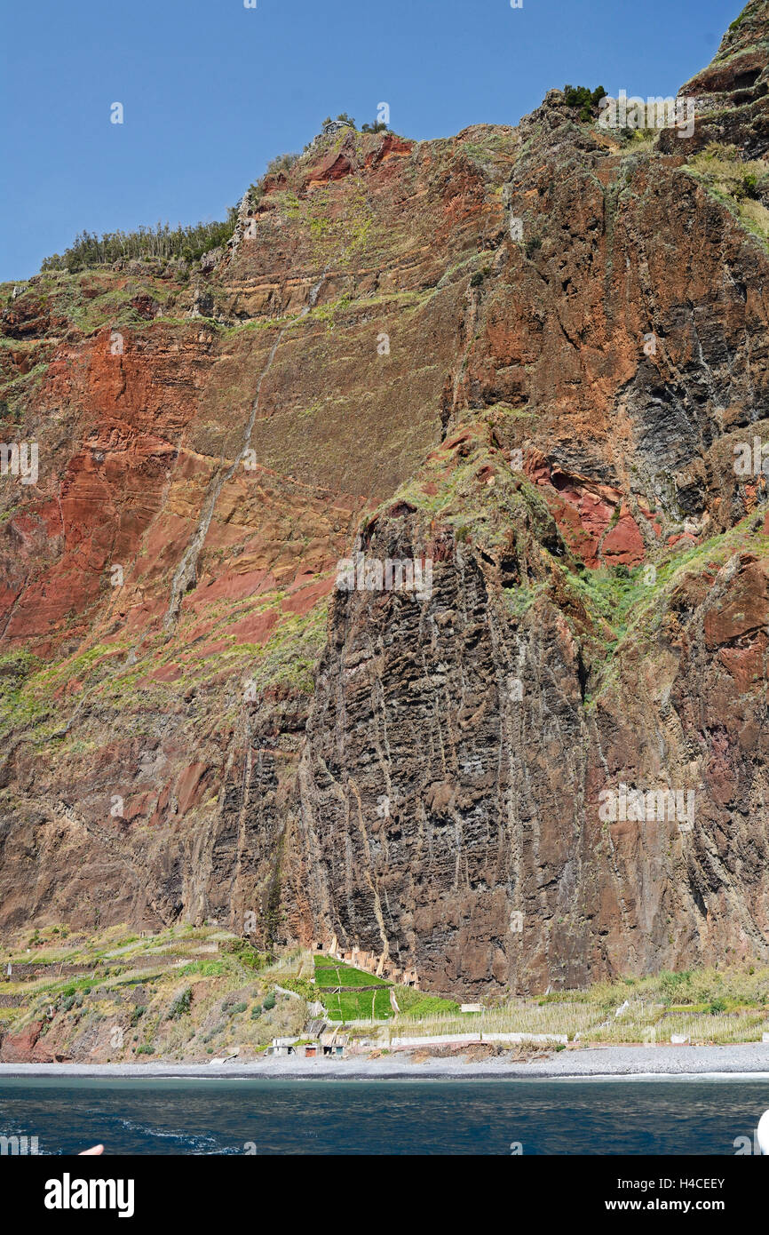 Madeira, coast with steep cliff 'Cabo Girão' Stock Photo - Alamy