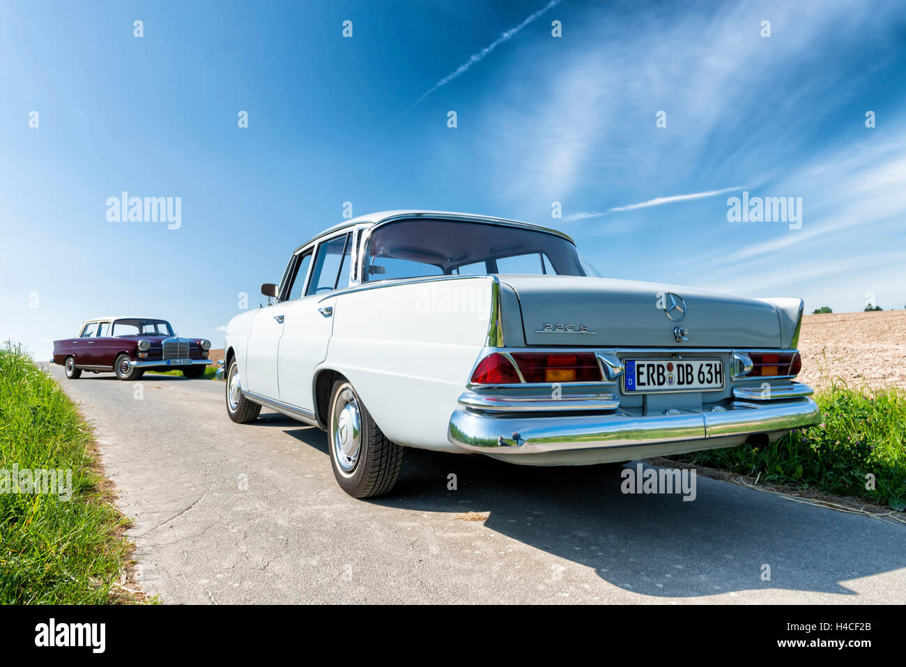 Mercedes 220 Sb, type W 111, year of manufacture 1963, 105 HP, and ...