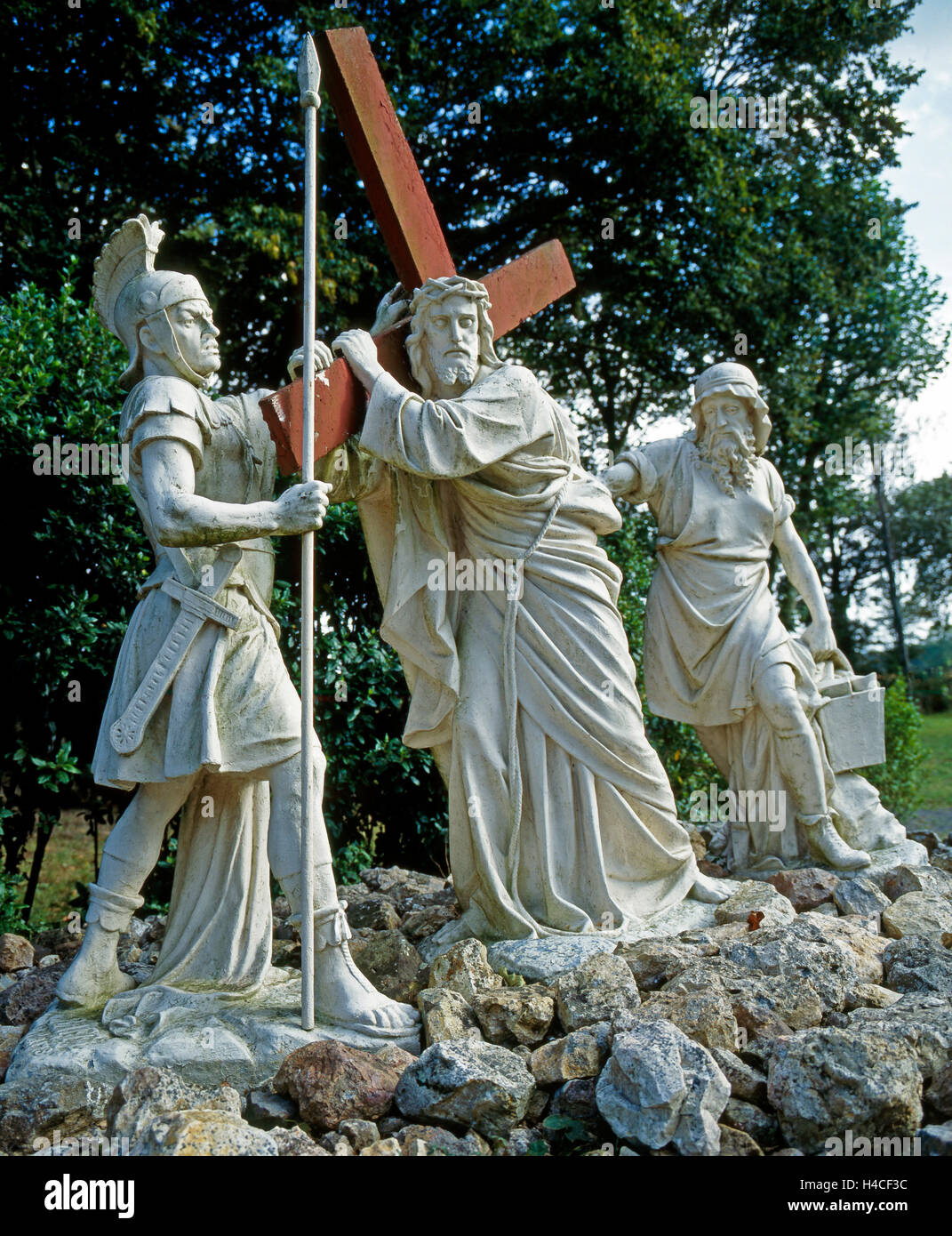 Calvaire de La Madeleine, with Pontchateau, Brittany, preacher Grignion ...