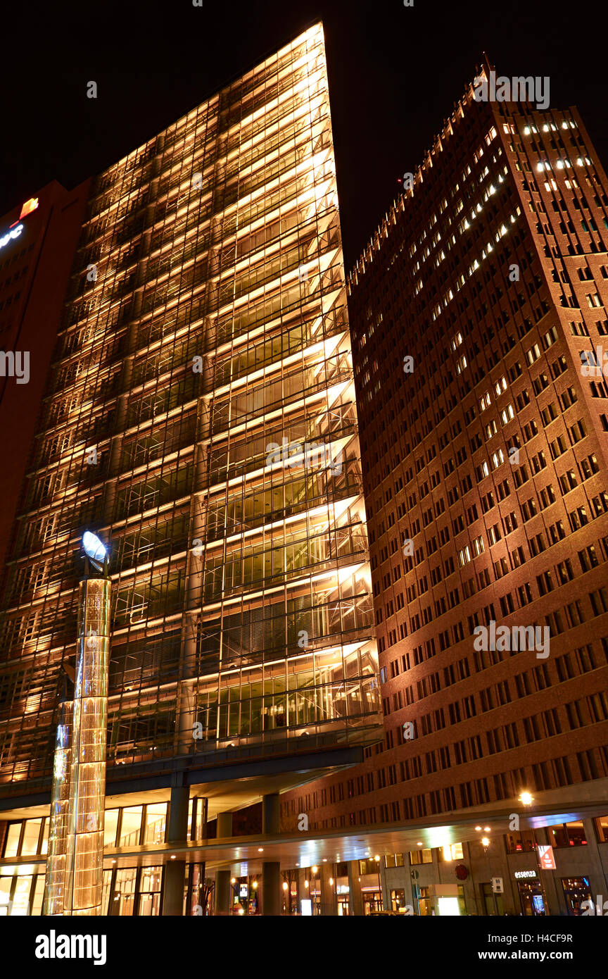 Germany, Berlin, Potsdamer Platz, Kollhoff Tower, Quartier Potsdamer ...