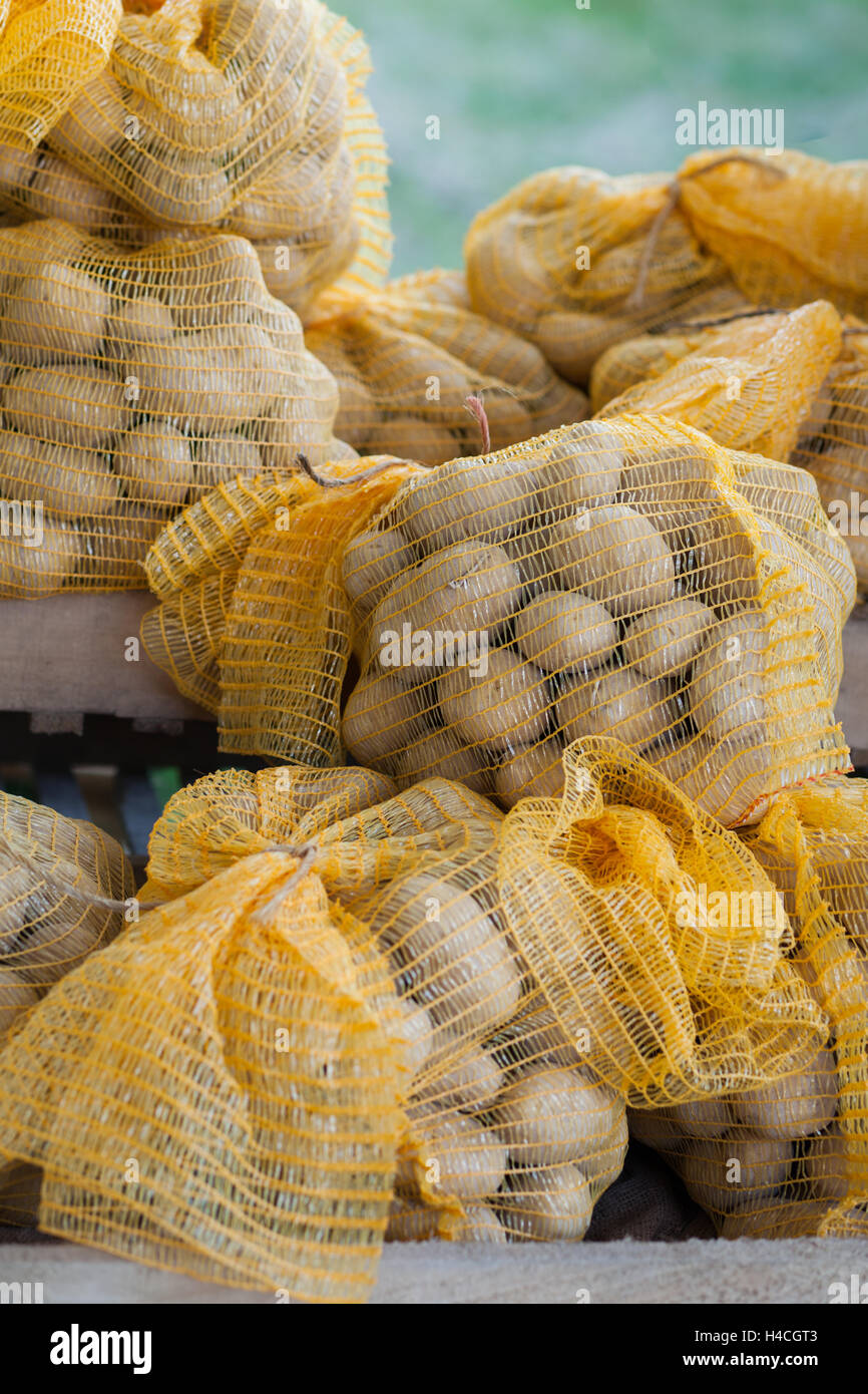 Bags of potatoes hi-res stock photography and images - Alamy