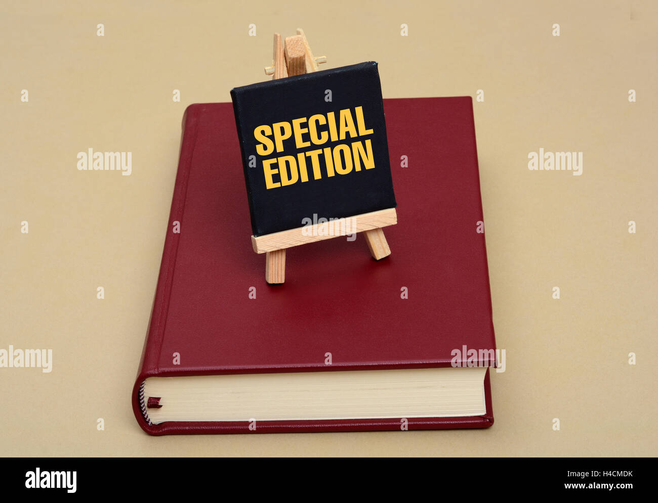 Book Special Edition Sign on Chalkboard Stock Photo - Alamy