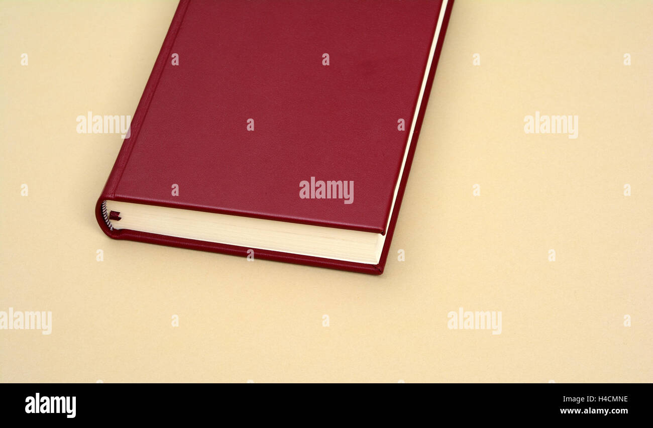 Red Book Isolated on background - knowledge concept Stock Photo - Alamy