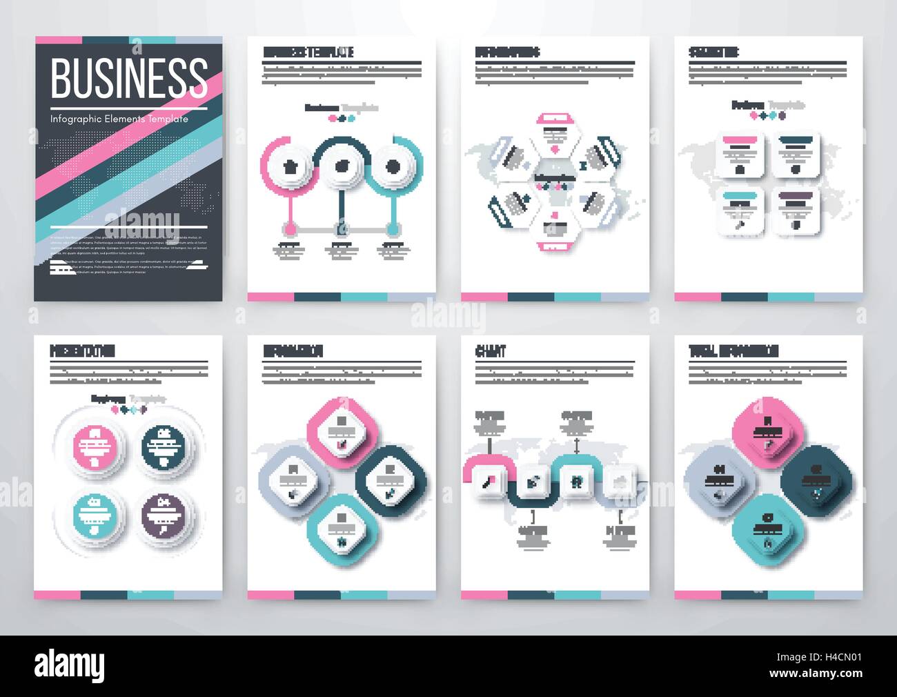 Modern infographic vector concept Stock Vector Image & Art - Alamy