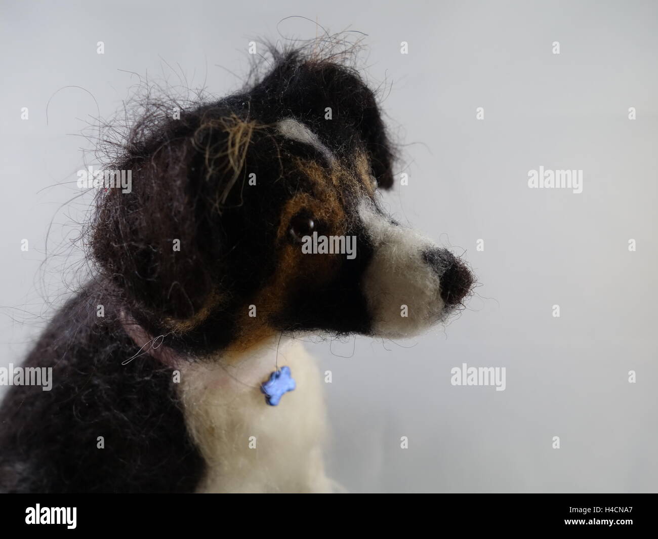 Needle felted border collie Stock Photo - Alamy