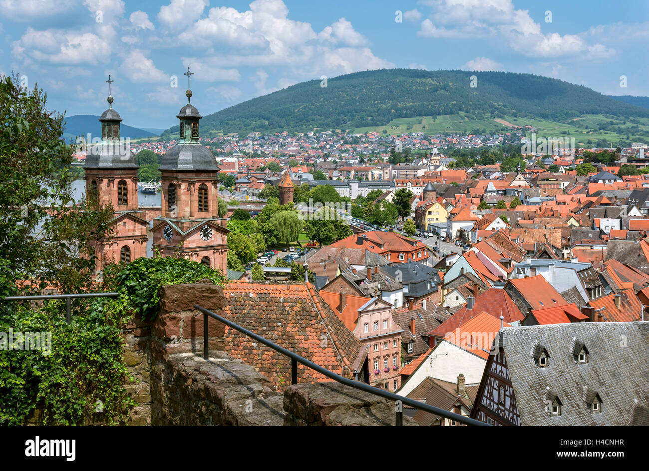 Germany, Bavaria, mountain Milten, view from the mild castle on ...
