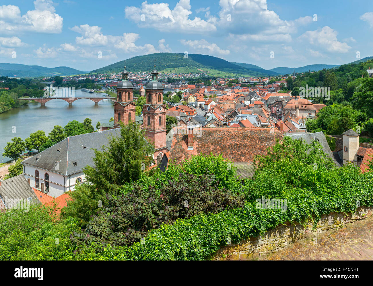 Germany, Bavaria, mountain Milten, view from the mild castle on ...