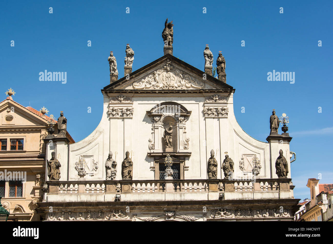 Prague, St. Clemens church Stock Photo - Alamy