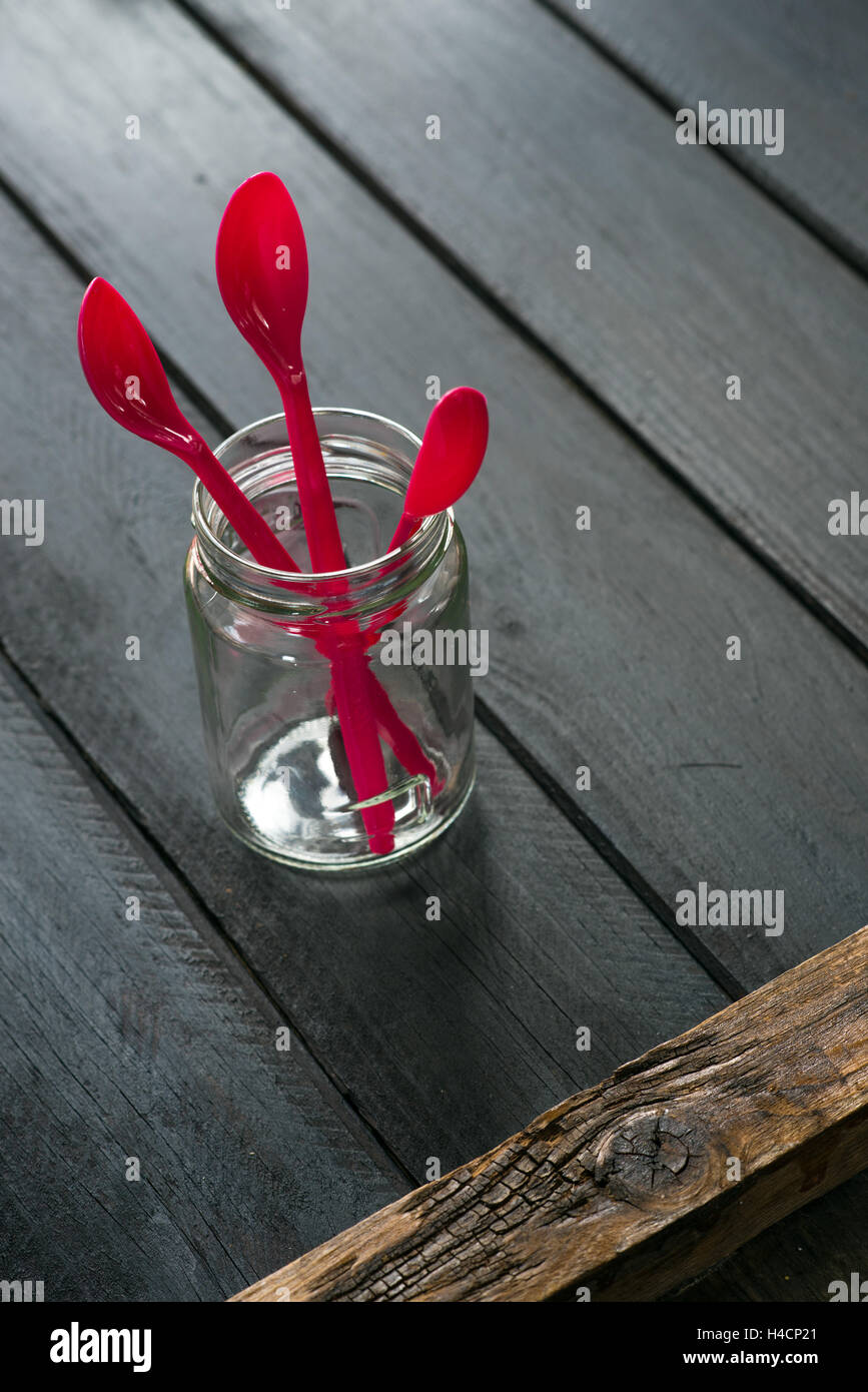 Plastic dining spoons hi-res stock photography and images - Alamy