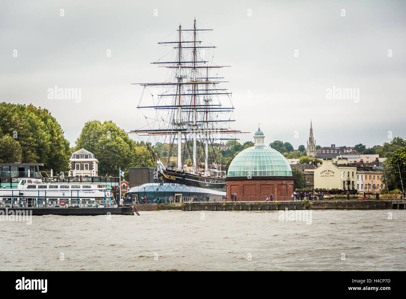 Clipper ship sailing greenwich hi-res stock photography and images - Alamy