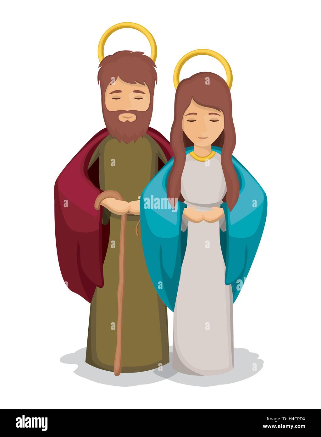 Mary And Joseph Cut Out Stock Images & Pictures - Alamy