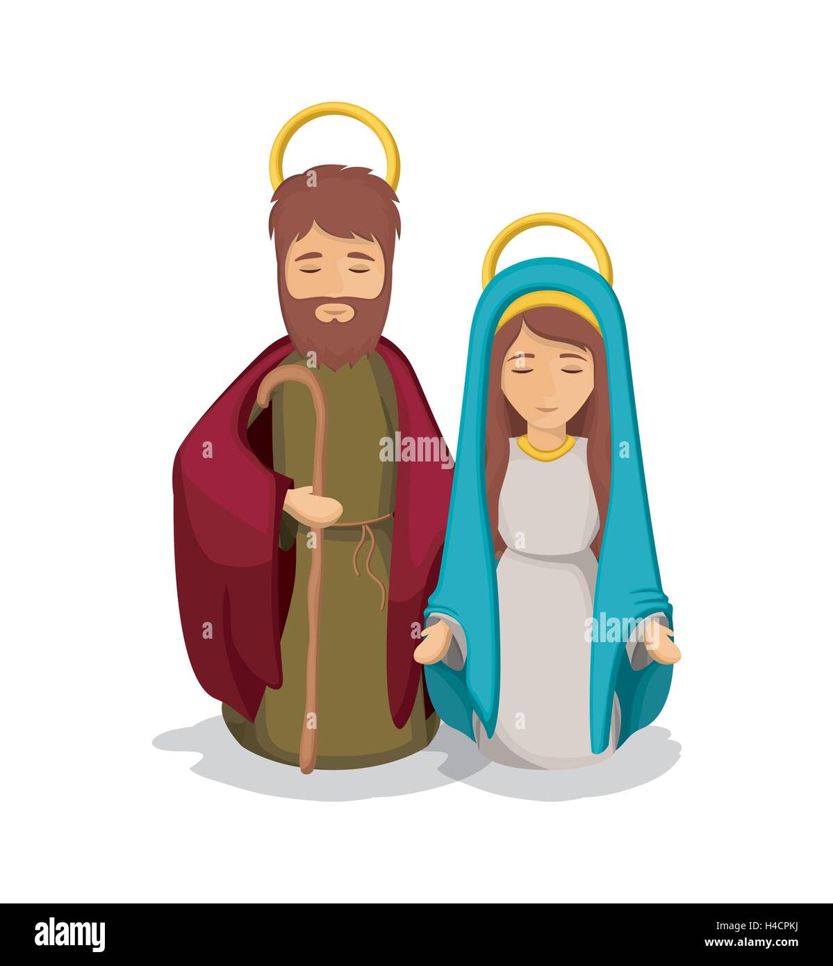 Mary And Joseph Cut Out Stock Images & Pictures - Alamy