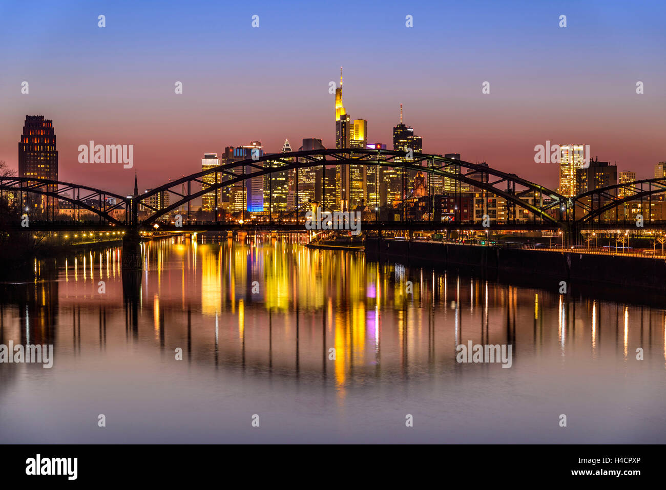 Frankfurt river bike hi-res stock photography and images - Alamy