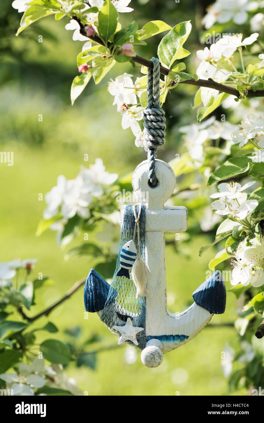 Anchor hanging with net in hi-res stock photography and images - Alamy