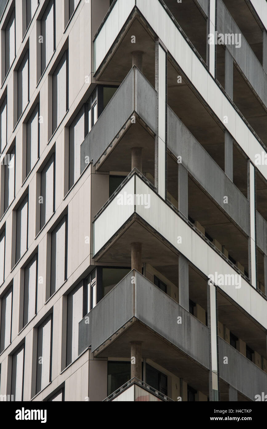 abstract view of edge of buildings with many windows Stock Photo - Alamy