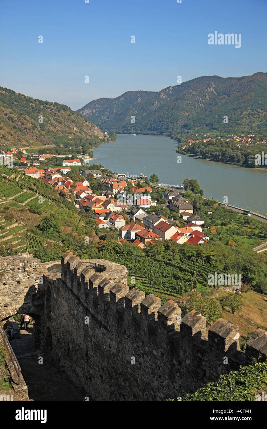 Austria, Wachau Valley, spike on the Danube, Wachau Cultural land cape ...
