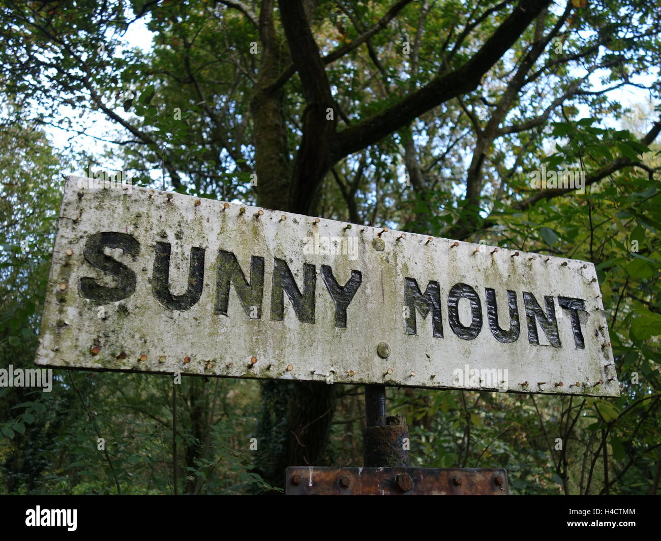 'Sunny Mount' sign Stock Photo - Alamy
