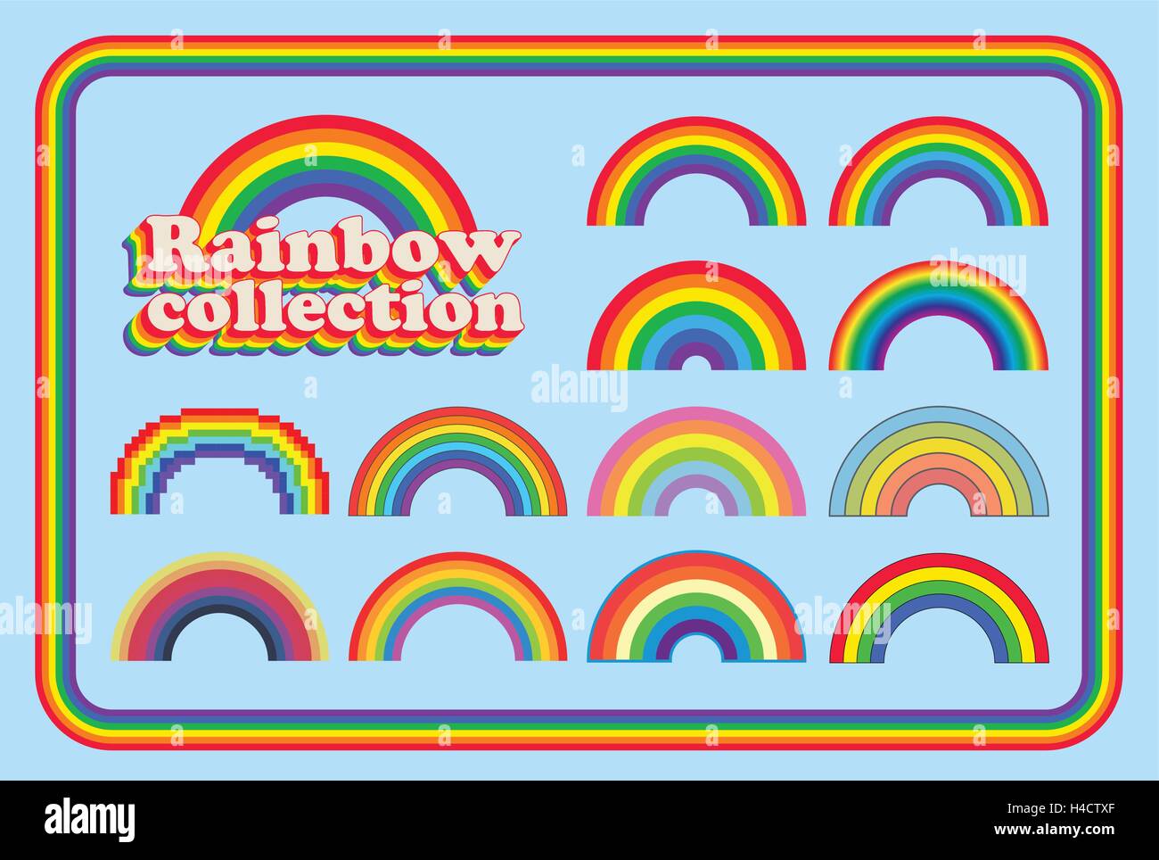 Rainbow phenomenon Stock Vector Images - Alamy