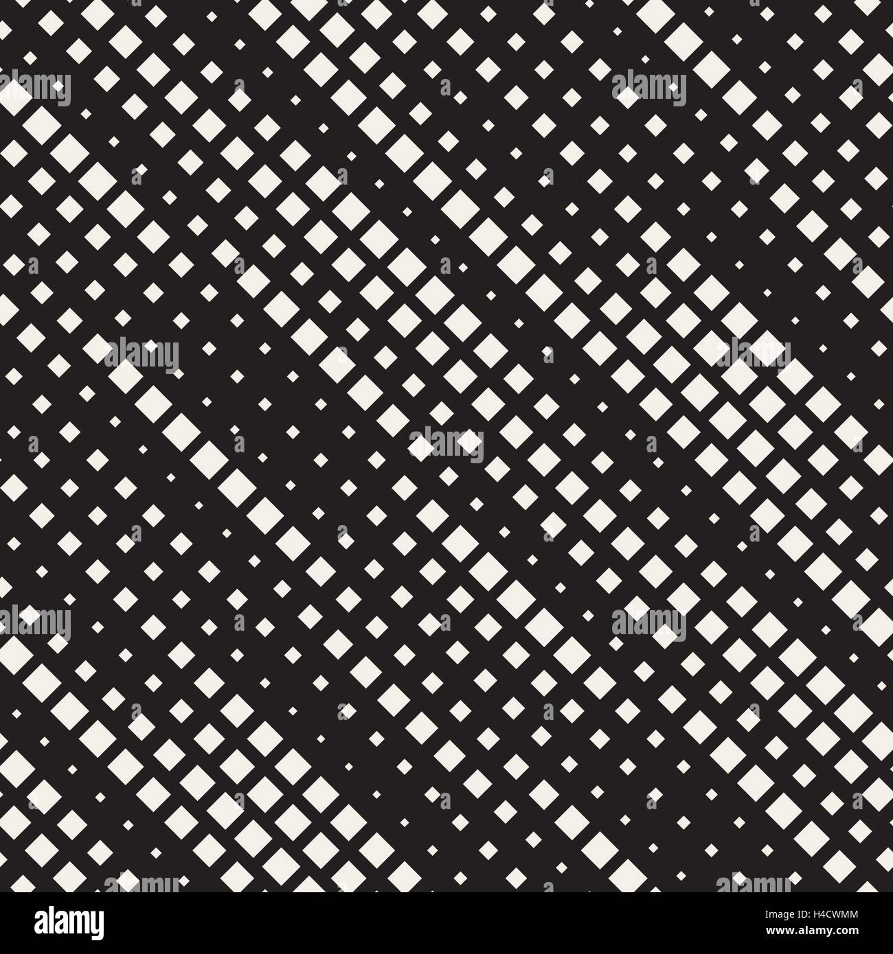 Vector Seamless Black And White Diagonal Lines Halftone Rhombus Pattern ...