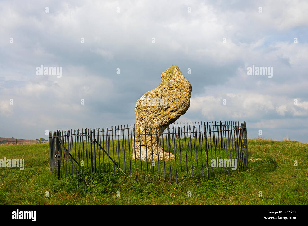 The King Stone, one the Rollright Stones, near Long Compton, on the ...