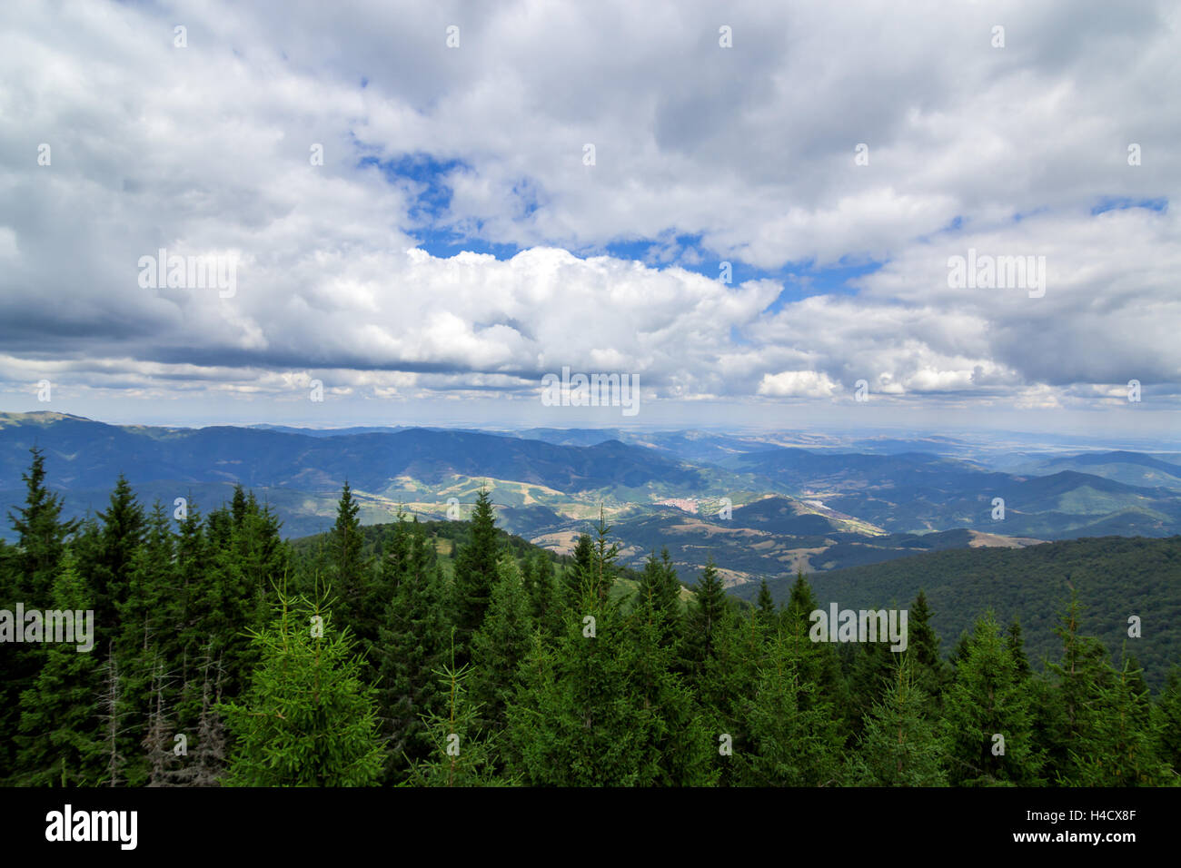Scenic mountain landscape shot in summer Stock Photo - Alamy