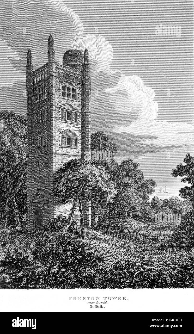 Freston tower folly hi-res stock photography and images - Alamy