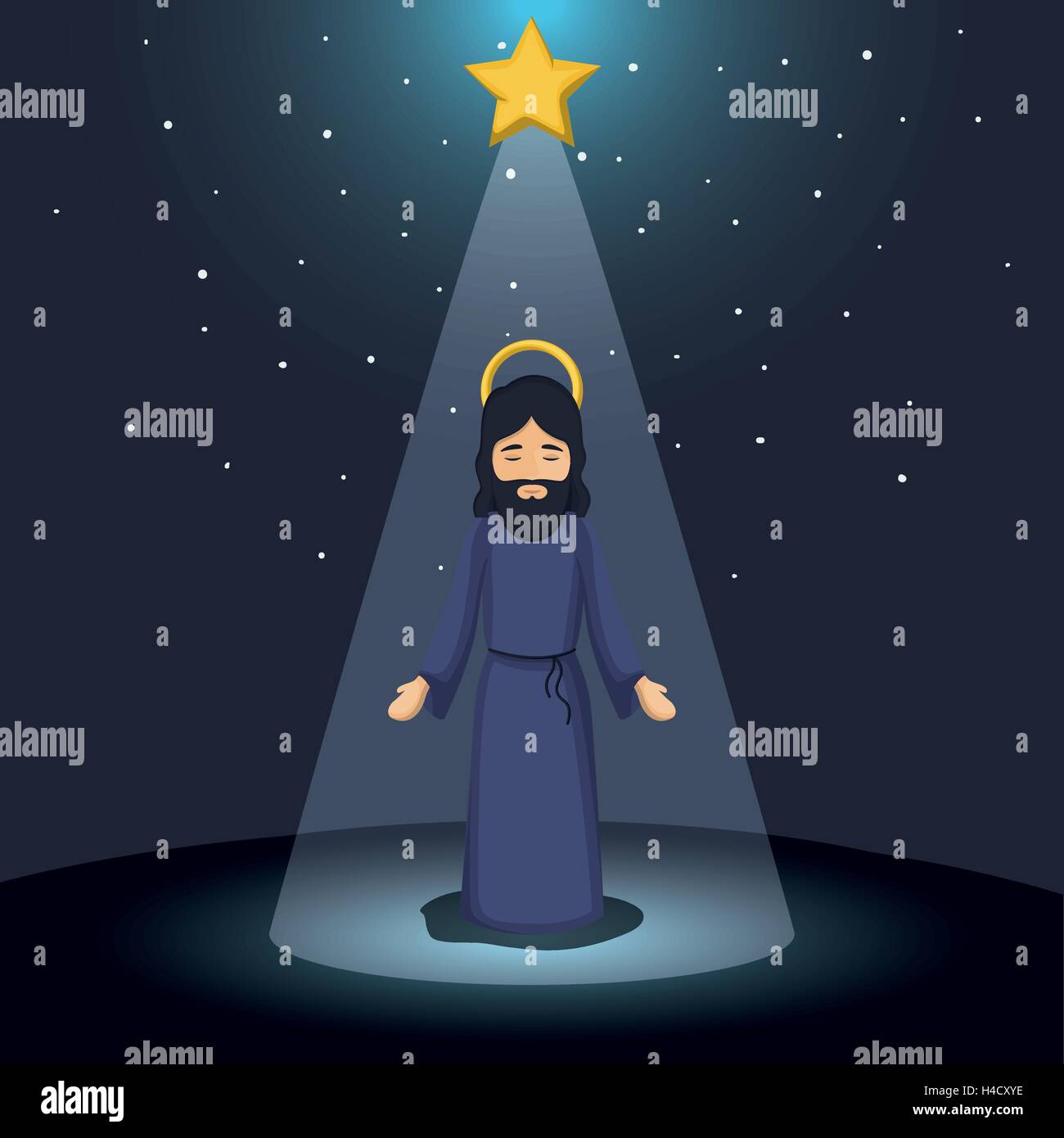 Jesus god cartoon design Stock Vector Image & Art - Alamy