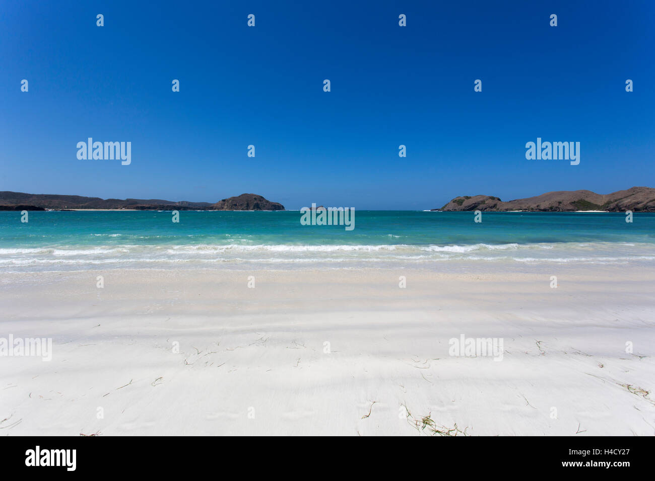 sand beach in Lombok, Indonesia Stock Photo - Alamy