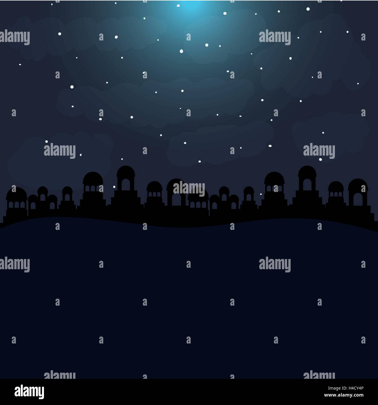 Bethlehem silhouette and desert design Stock Vector Image & Art - Alamy