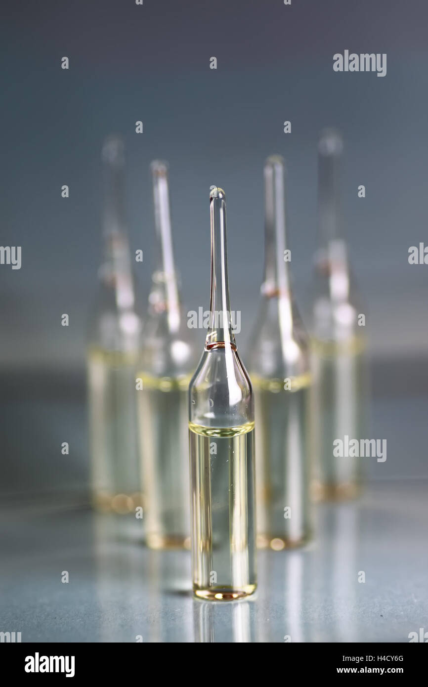 transparent vials of medicine Stock Photo - Alamy