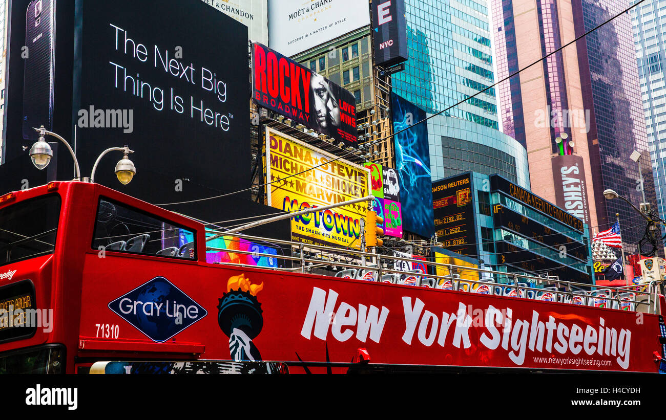 America, USA, New York, Manhattan, Times Square Stock Photo - Alamy
