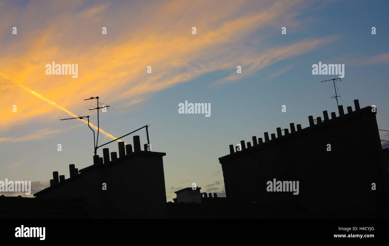 Europe france paris chimneys above hi-res stock photography and images ...